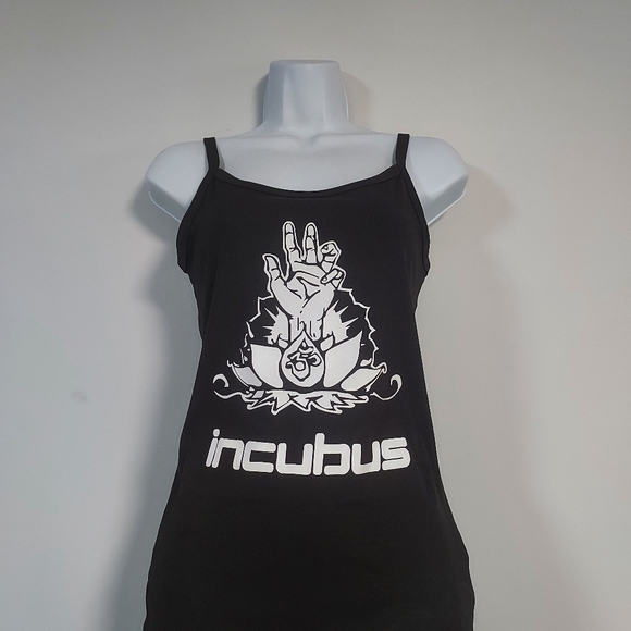 Tops | Incubus Tank Top Ribbed Incubus Lotus Shirt Vintage Logo Design ...